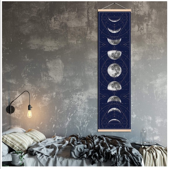 Urban Outfitters | Accents | Moon Phases Scroll Banner | Poshmark